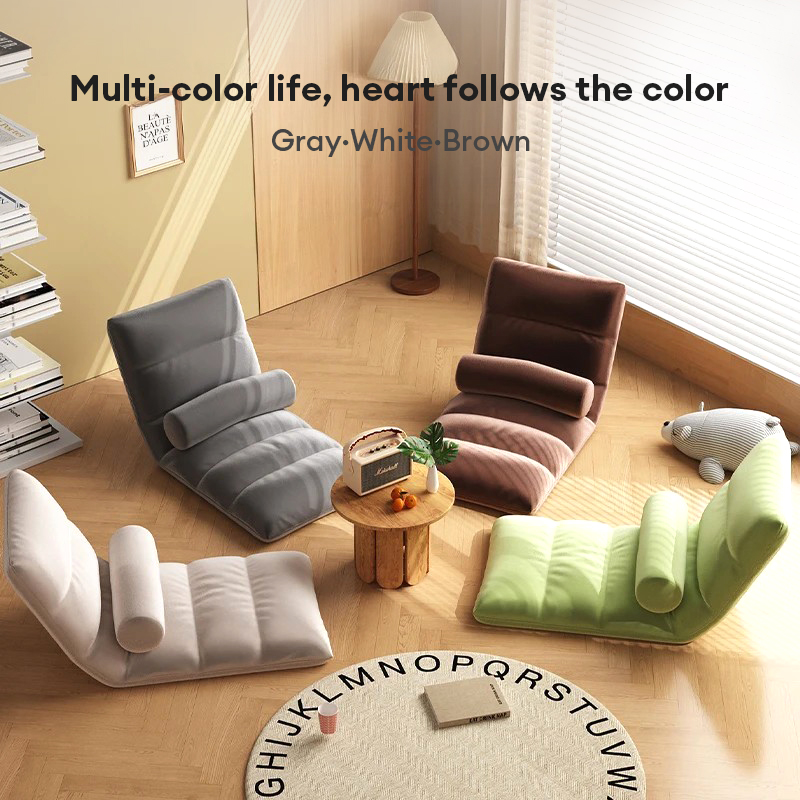 Folding lazy sofa High-quality washable tatami and floor-to-ceiling ...