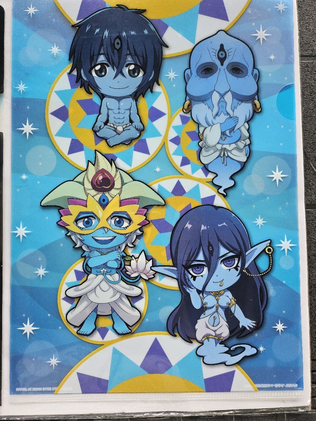 Magi: The Labyrinth of Magic Clear File and Sticker set | Shopee ...