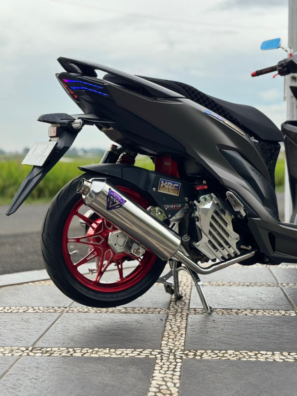 Standard Racing Exhaust Bass Cool Pipe 26 to 28mm Full Stainless ...