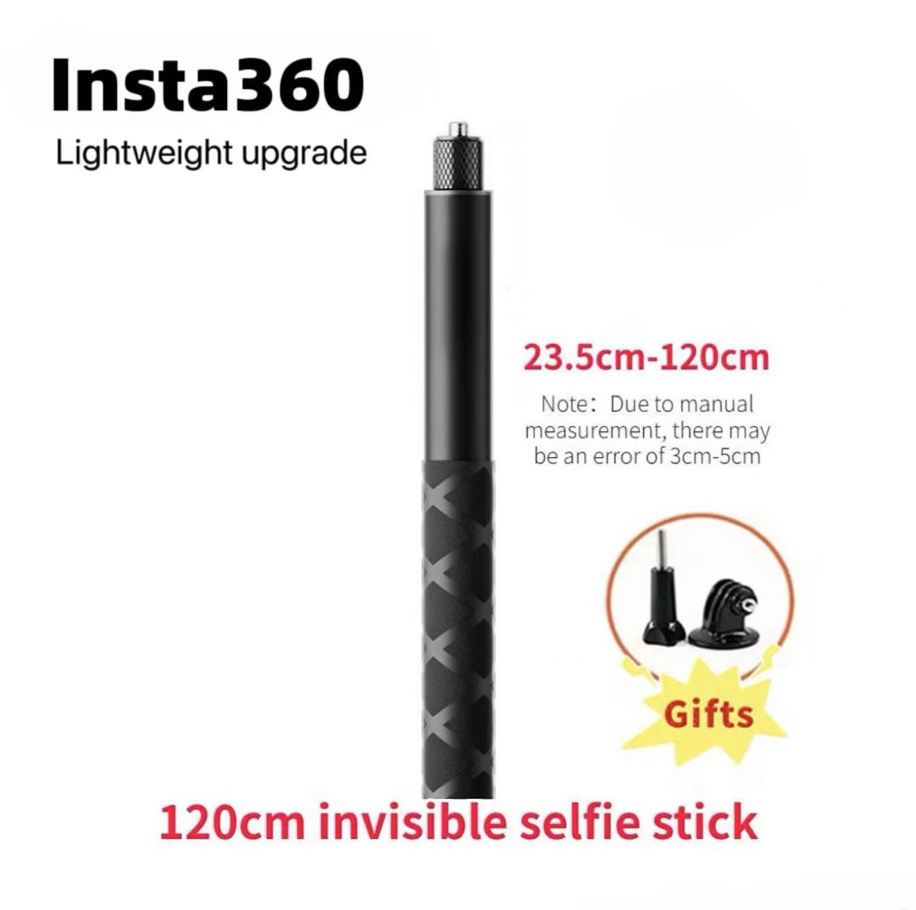 1.2m Ultra-Long Carbon Fiber Invisible Selfie Stick For Insta360 X5 X4 ...