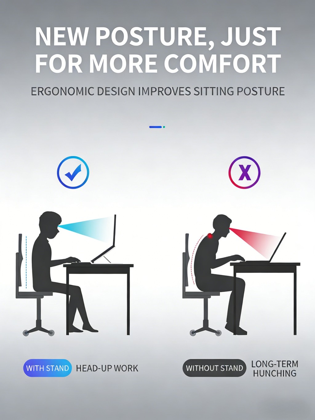 AIODIY Foldable Heightening Laptop Bracket Aluminum Alloy Portable ...