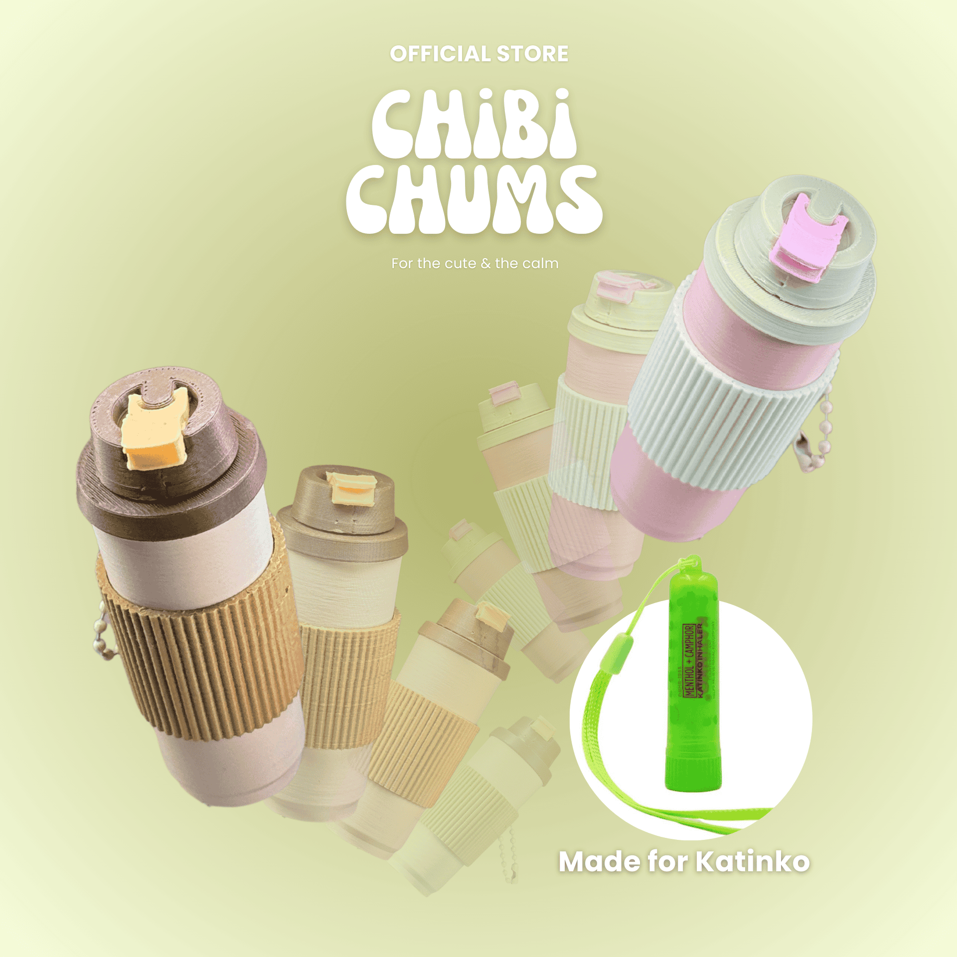 Sippy Charms - (Made for KATINKO ONLY) Cute Essential Tumbler Keychain ...