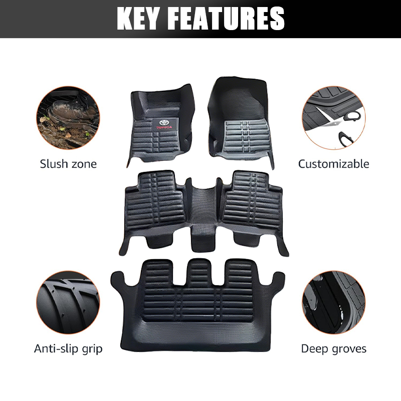 5D Diamond Deep Dish Matting for Toyota Innova 2005 - 2015 OEM Car ...