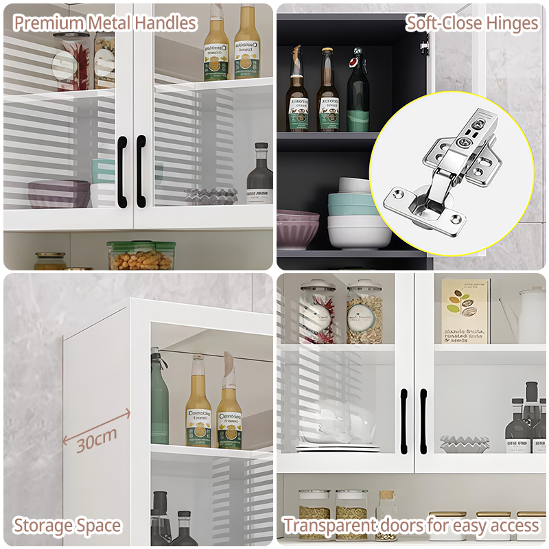 Hanging Cabinet Kitchen Cabinet Wooden Wall Cabinet Cupboard for ...