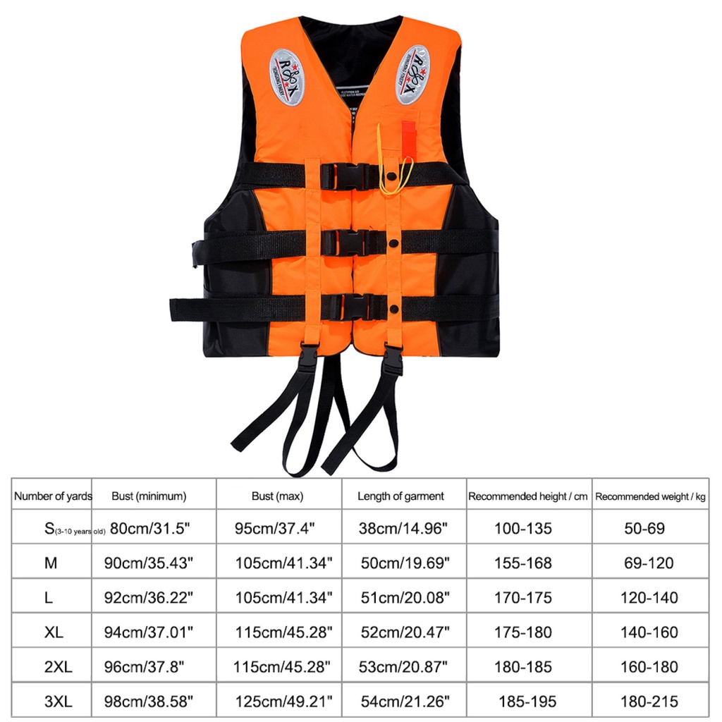Professional Life Vest Jacket For Adult Kids Outdoor Water Sport ...