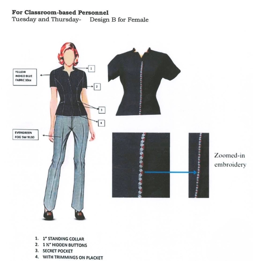 Real Fit Ready To Wear Premium Cloth Teaching Blouse XS To 5XL | Shopee ...