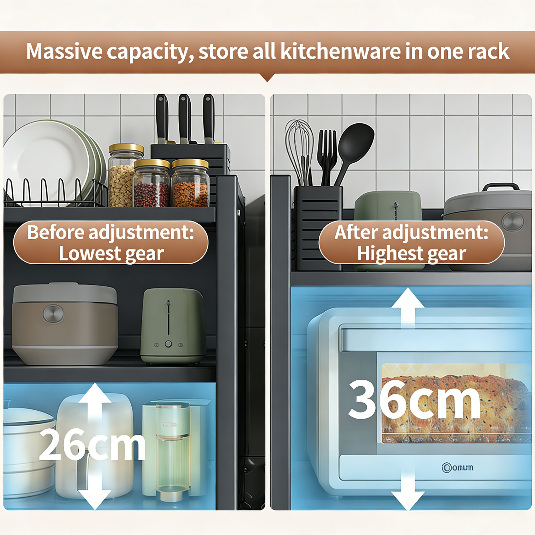 Kitchen storage cabinet rock plate sliding door cabinet cutting board ...