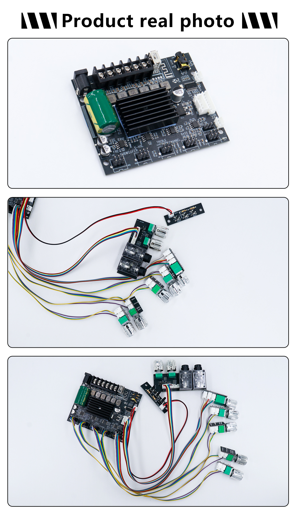 ZK-MT21S 50W*2+100W Lead KTV Microphone Audio Integrated Machine 2.1 ...