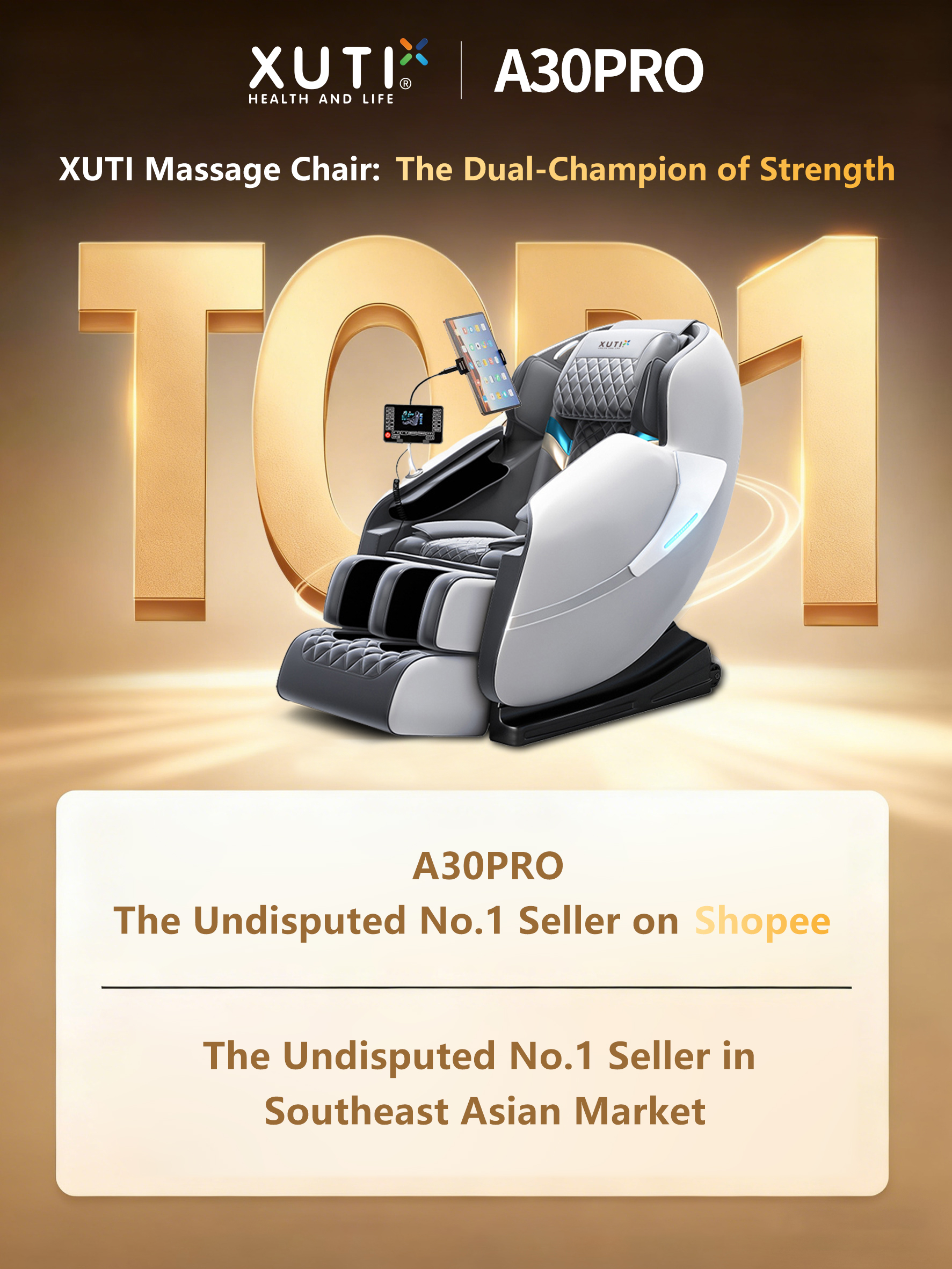 （Upgrades）XUTI Massage Chair A30/PRO High-Tech Central control knob ...