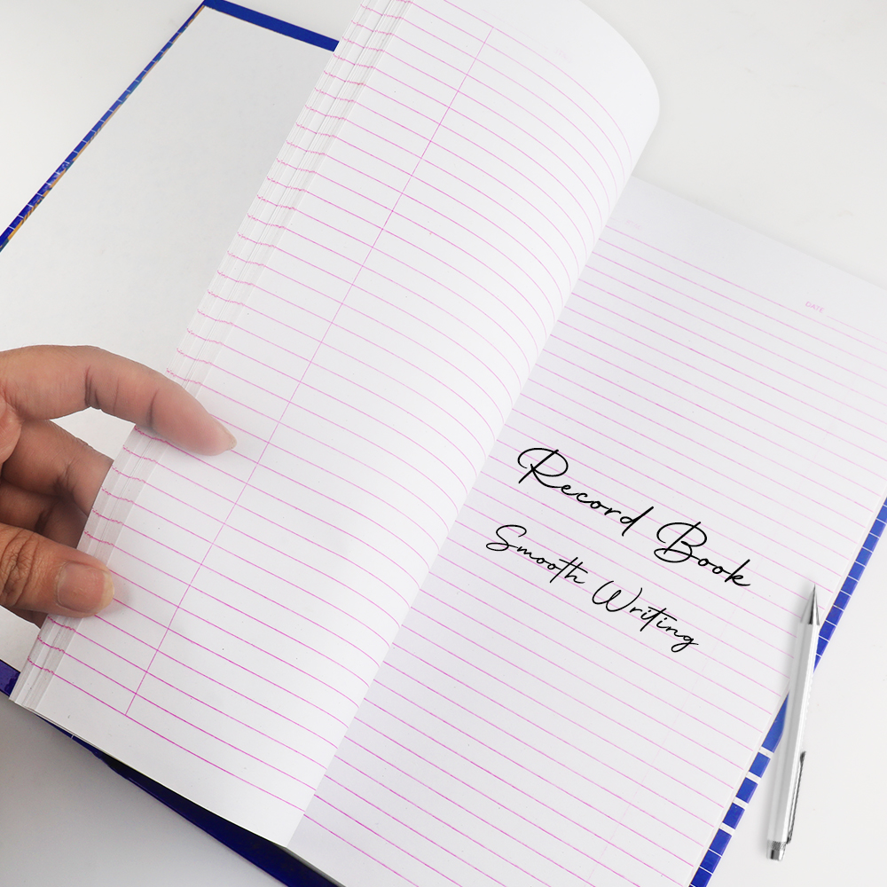 Valiant Record Book Red Lines 150 200 300 500 Pages Durable School ...