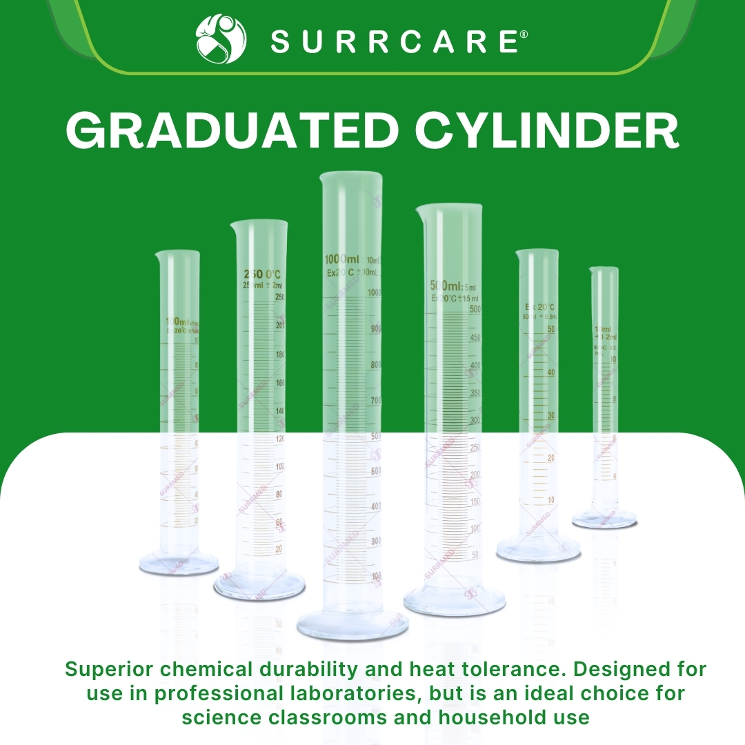SURRMED Graduated Cylinders | Accurate & Reliable Liquid Measurement ...