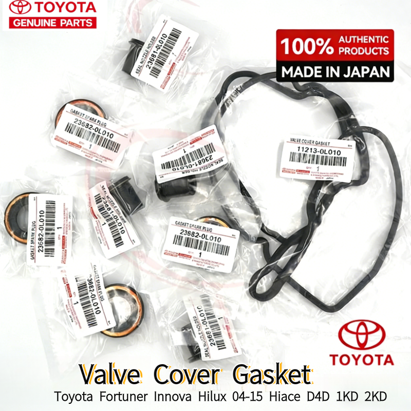 Toyota Valve Cover Gasket VIGO FORTUNER HIACE HILUX INNOVA 2004-2015 ...