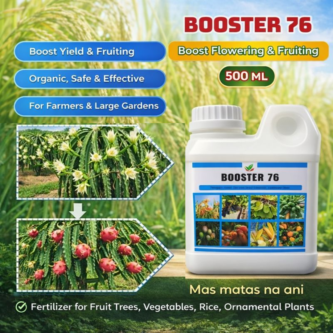 Booster 76 (150ml)/Organic Plant Fertilizer, Stimulates Flowering ...