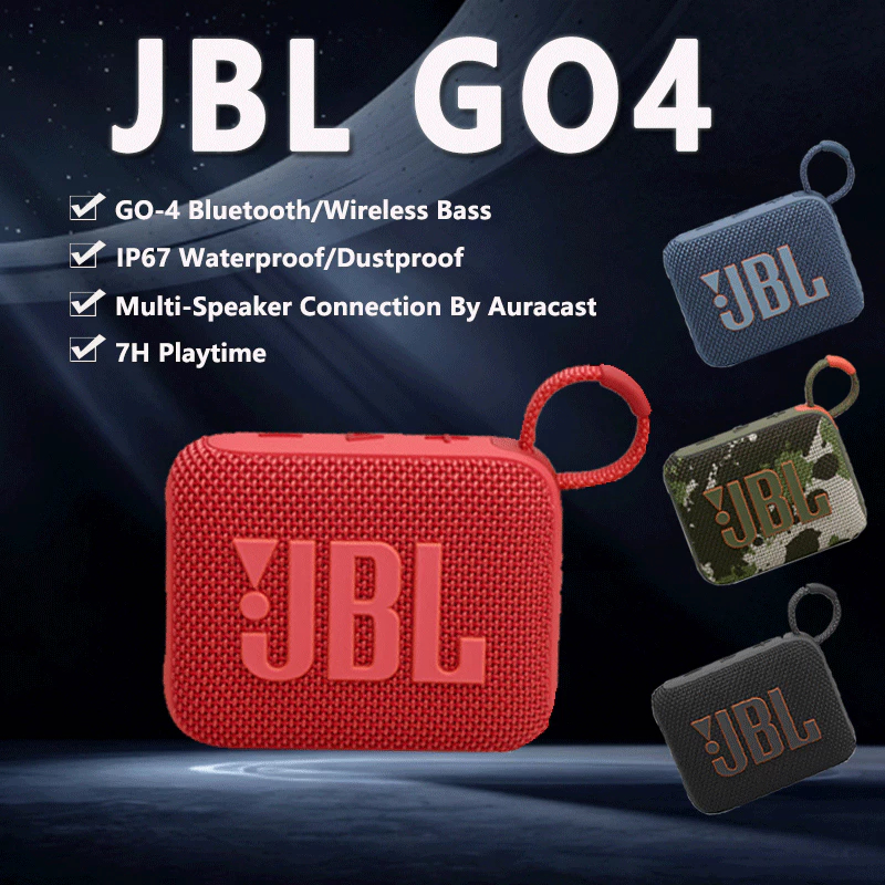 JBL GO3 Mini Wireless Bluetooth Speaker Portable Waterproof GO 4 HIFI ...