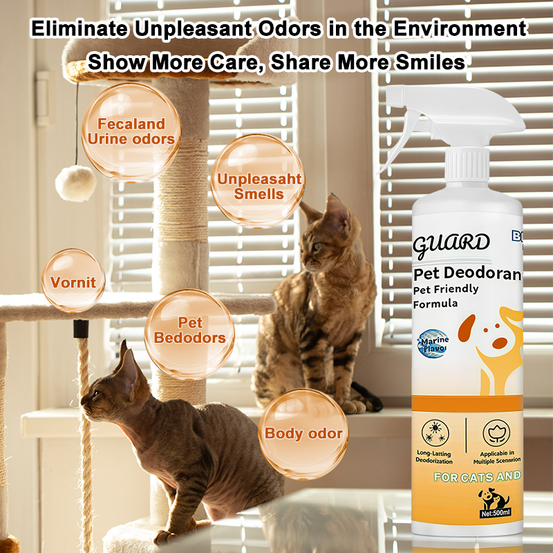 GUARD Pet Deodorizer Spray Odor Eliminator Air Freshener Spray 500ml ...