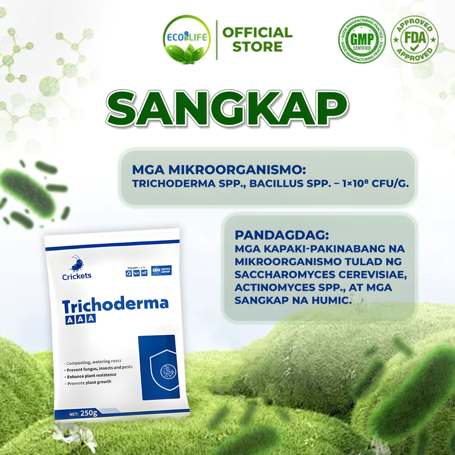[DEAL BUY 2 GET 2] Trichoderma 250g: Bio Root Stimulator & Organic ...