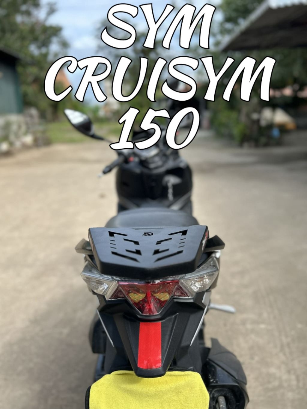 SYM CRUISYM 150 / STAY GRAB BAR / TOPBOX BRACKET / LASER CUT PLATED ...