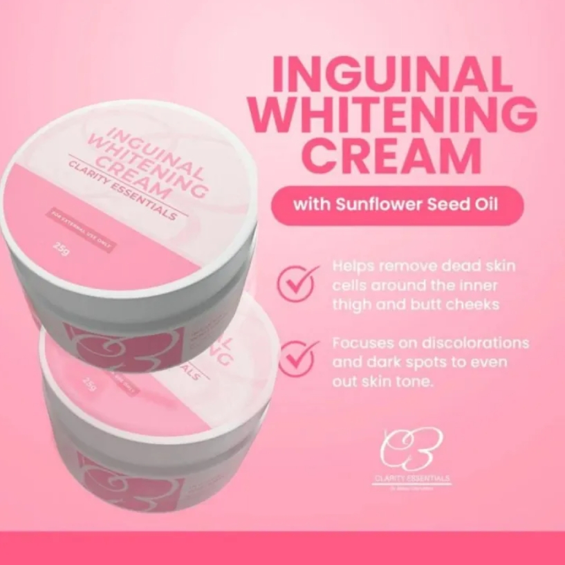 INGUINAL Whitening Cream Bikini Cream Clarity Essentials Intensified ...