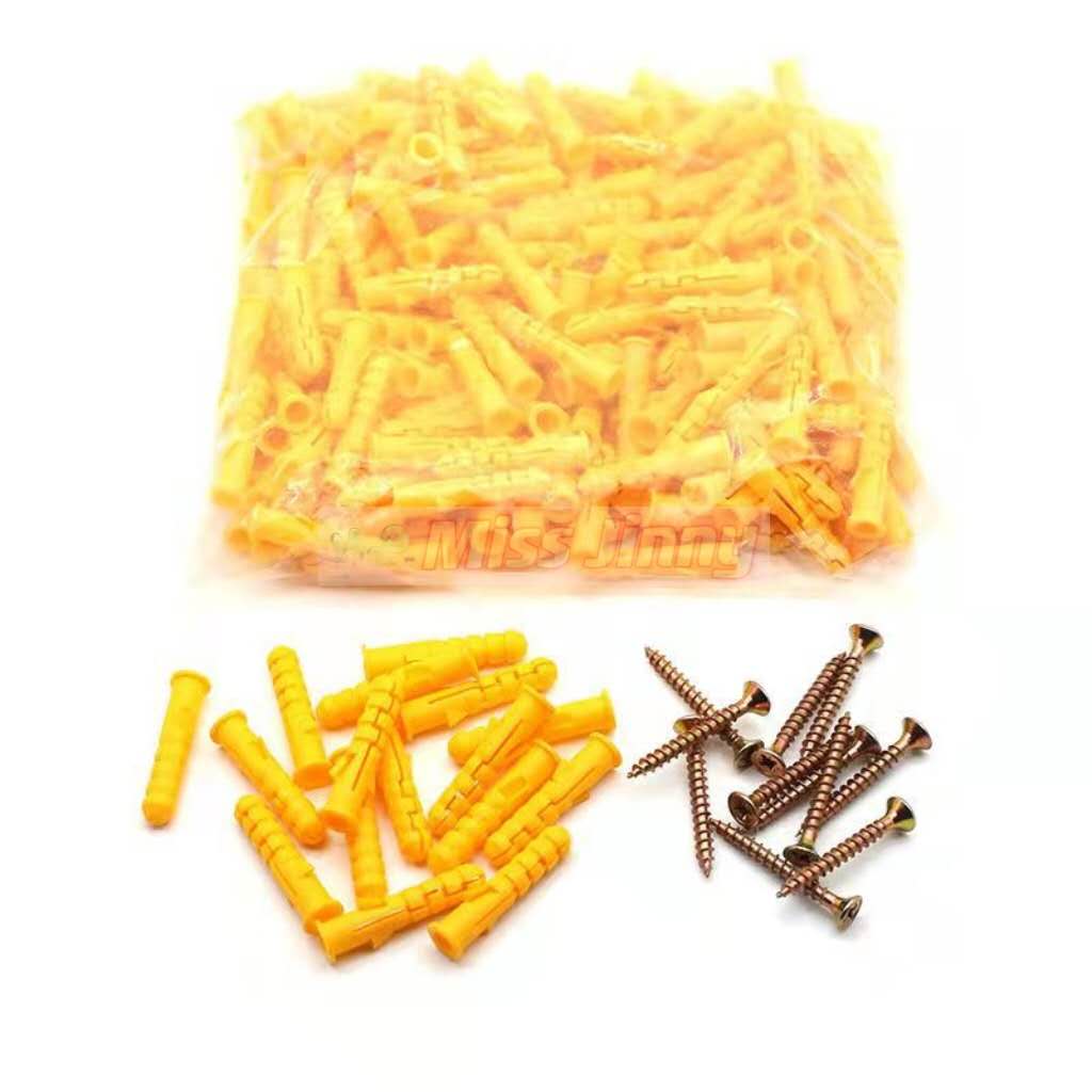 High Quality Plastic Tox Expansion Tube with Screw(per pack) | Shopee ...