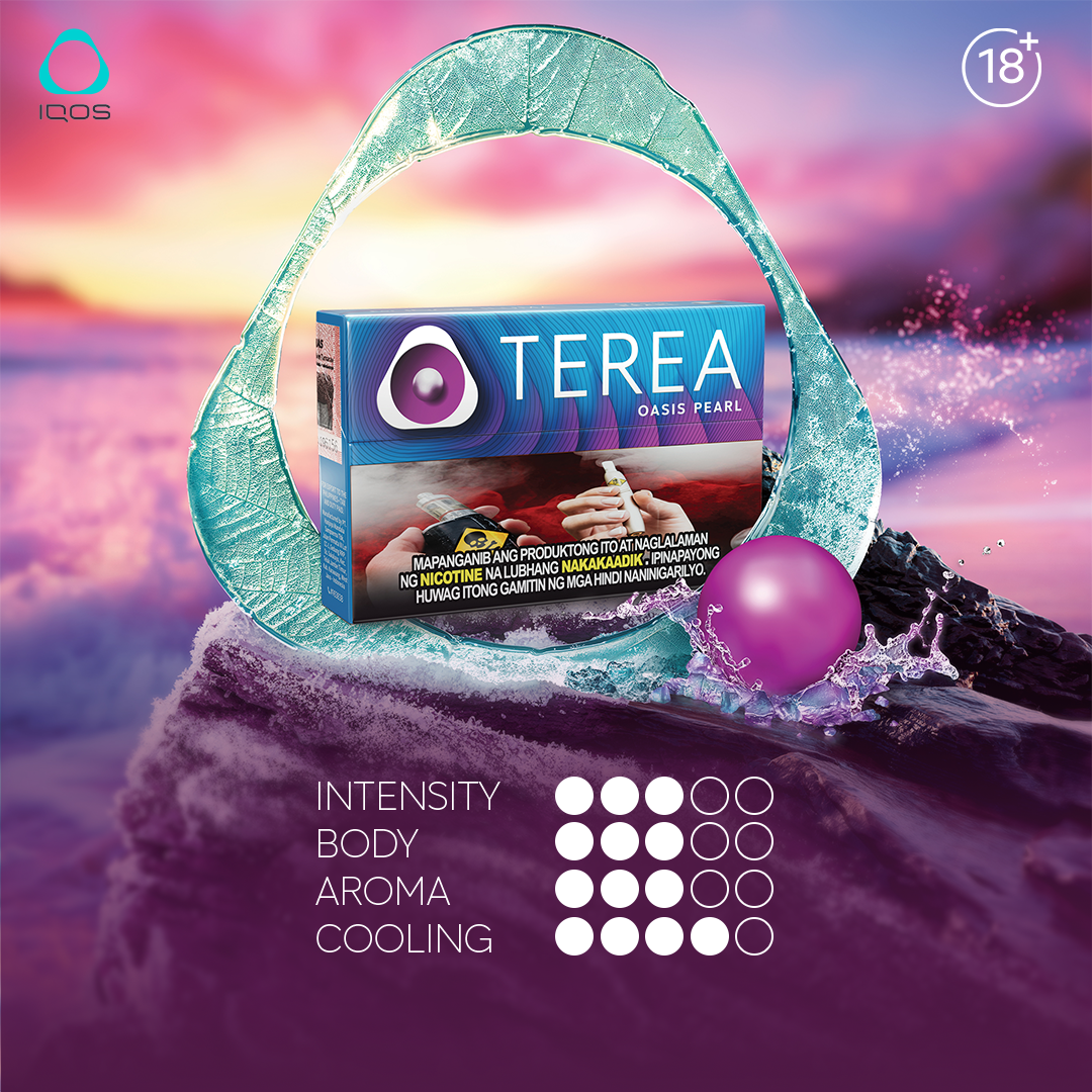 IQOS TEREA Oasis Pearl Menthol Capsule (10s / 1 Ream) – ILUMA Sticks ...