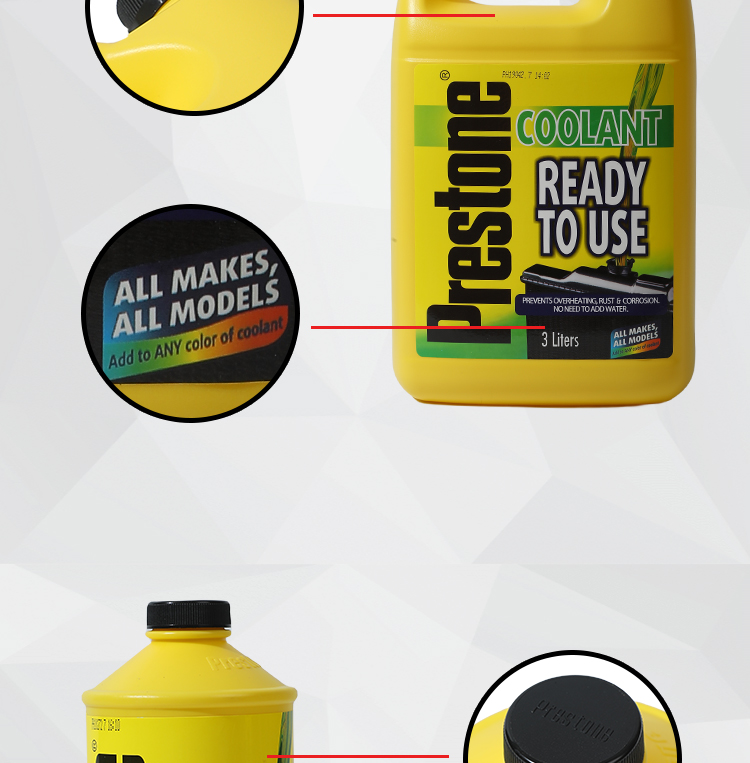Prestone Coolant Long Life Concentrate 1L/3L Ready to use Car Radiator ...