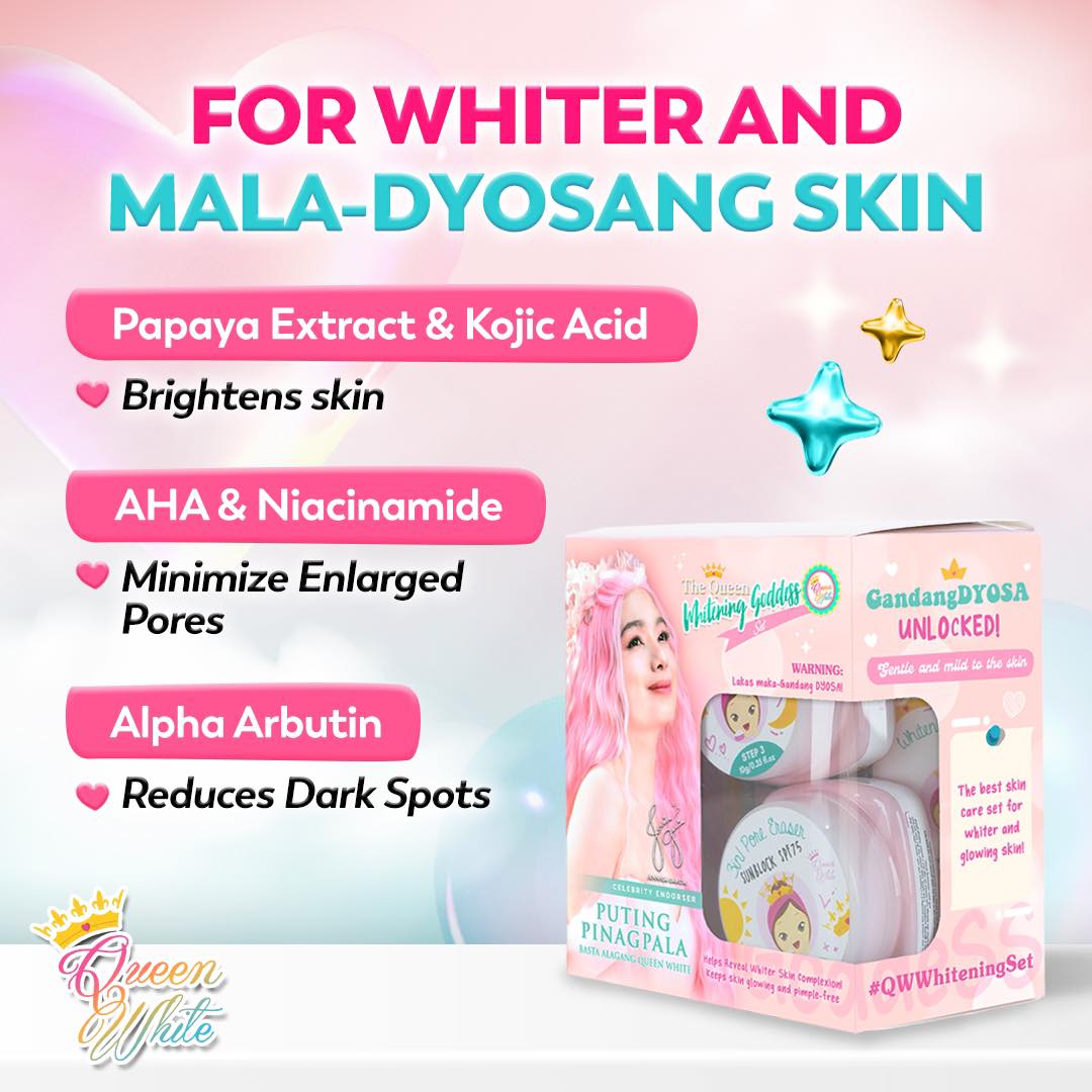 The Queen Whitening Goddess Rejuvenating Buy1 Take1 Soap, Toner, Cream ...