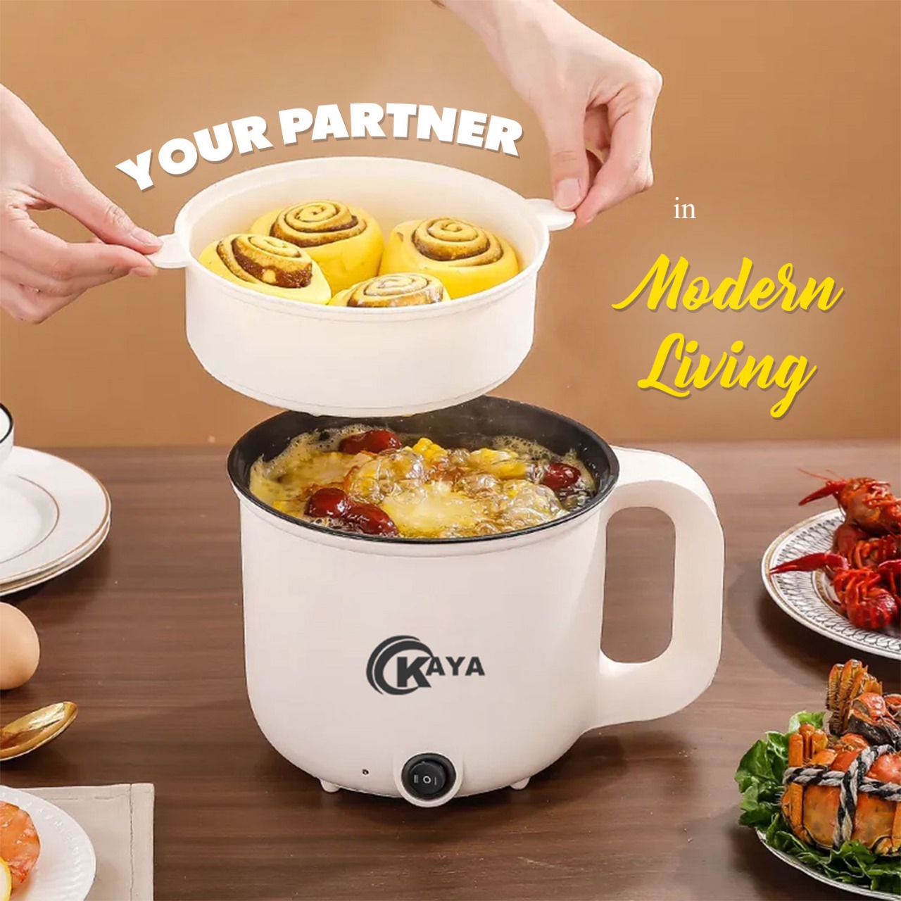 KAYA KY1804 1.8L Smart Electric Hotpot | Multifunction Cooker for ...