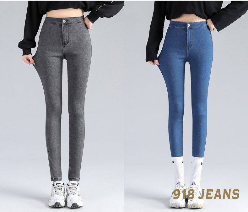Best Seller High Waist Skinny Jeans Denim Pants for Women | Shopee ...