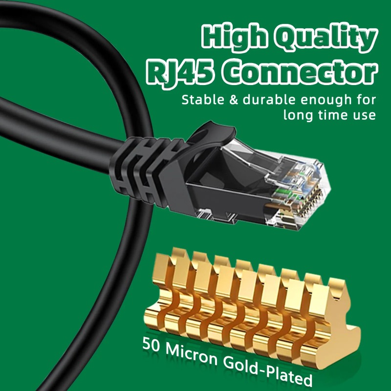 10/15/20/25/30/35/40/45/50/55/60/65M UTP CAT6 Double Layer Outdoor ...