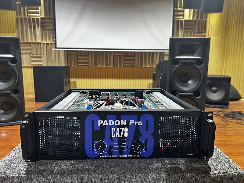 PADON CA78 Professional amplifier, two channels, 1900W*2 high-power 8 ...