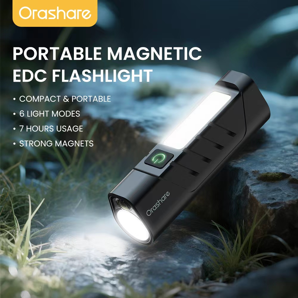 Orashare OL14 Mini Rechargeable LED Flashlight Super Bright Waterproof ...