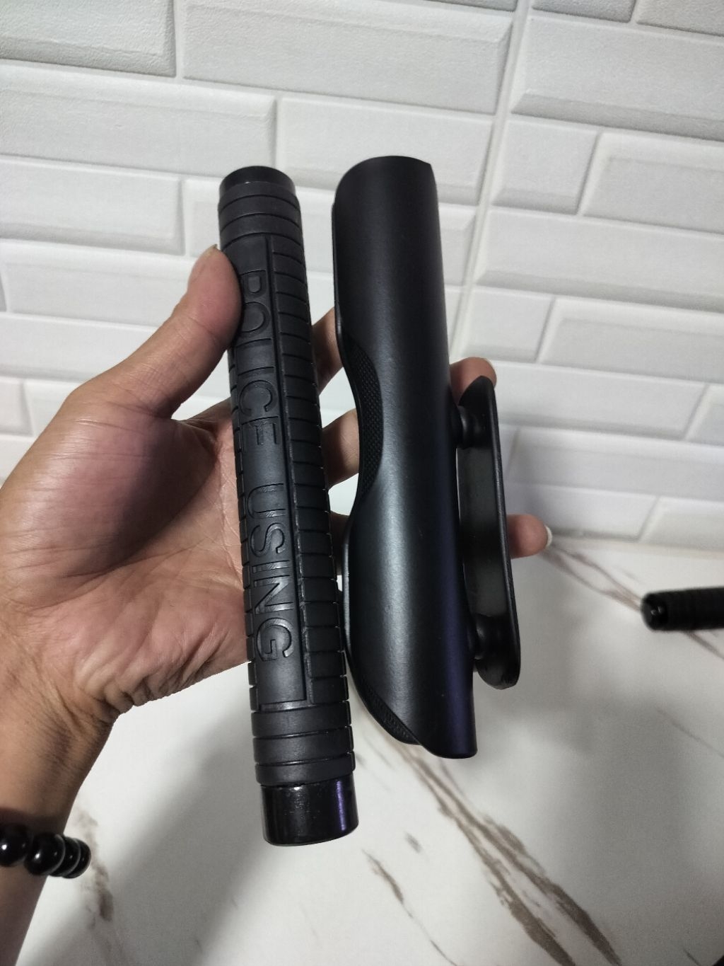 EXPANDABLE B@TON WITH FIBER HOLDER FOR PNP & SECURITY GUARD | Shopee ...