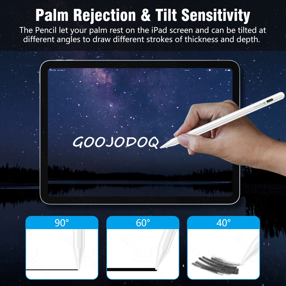 GOOJODOQ GD11 Plus Stylus Pen for ipad Pencil 1st 2 10th 9th Gen 8th ...