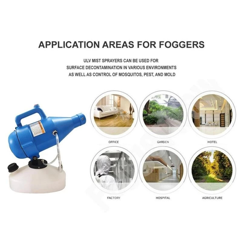Electric ULV Fogger Sprayer Air Disinfection Cold Fogging Machine for ...