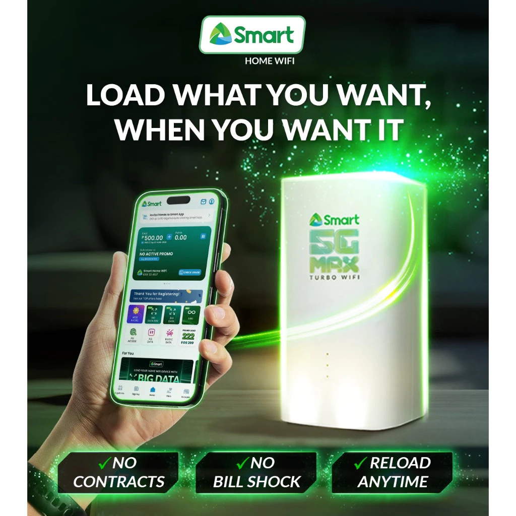 Smart 5G Home WiFi Turbo Max Router + 15 Days Unli Data SIM | Shopee ...
