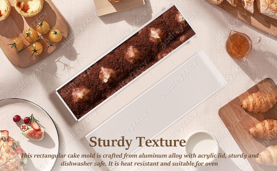 Tiramisu molder tiramisu cake mold Rectangular Non-Stick Stainless ...