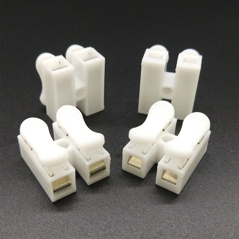 50Pcs Self-Locking Cable Connectors CH2 Quick Splice Lock Wire ...