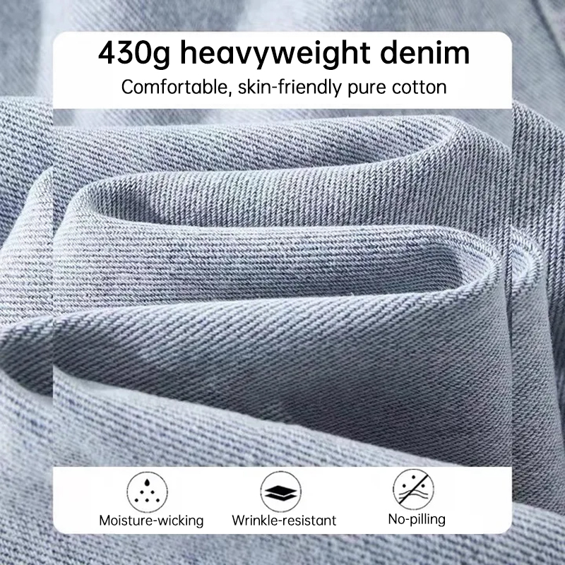 【M-3XL】Men's Loose Fit Denim Pants Jeans For Men Y2K Korean Casual ...