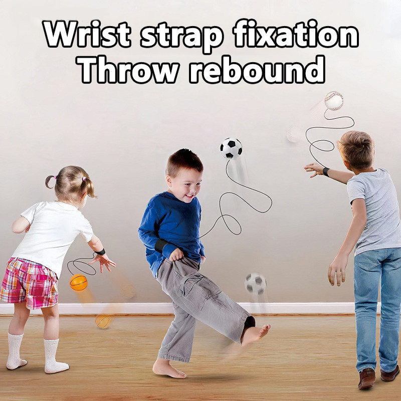 Jump Ball High Bouncing Ball Hand Ball Game Exercise Wrist Return ...