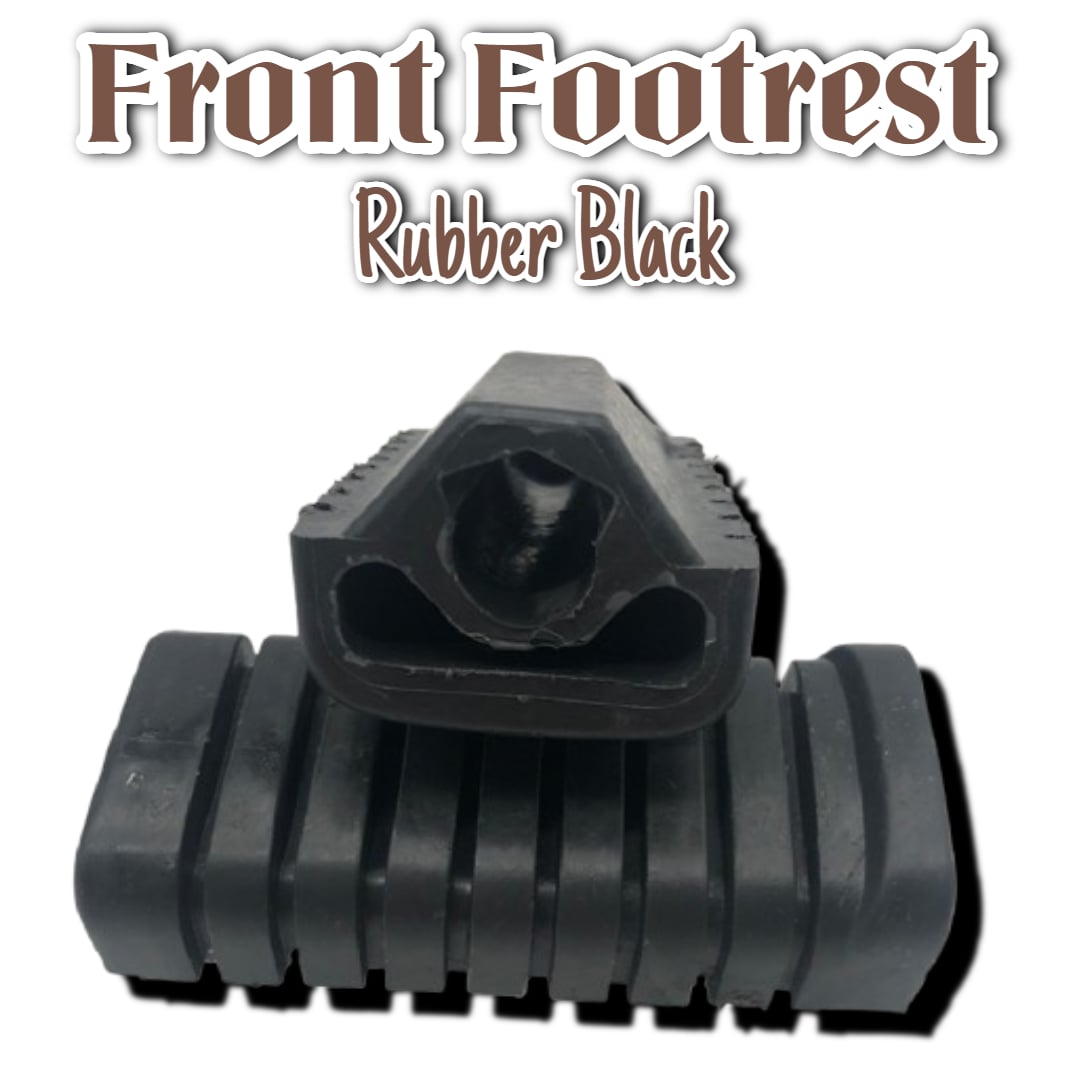 HONDA WAVE 100 - Footrest Front Rubber | Black Color ( 1 pair ...