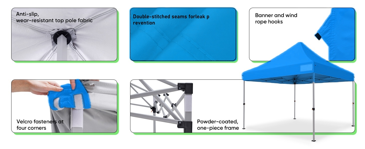 Retractable Car Tent Canopy Tent 2X2 3X3 3X4.5 3X6 Blue/Red Tent ...