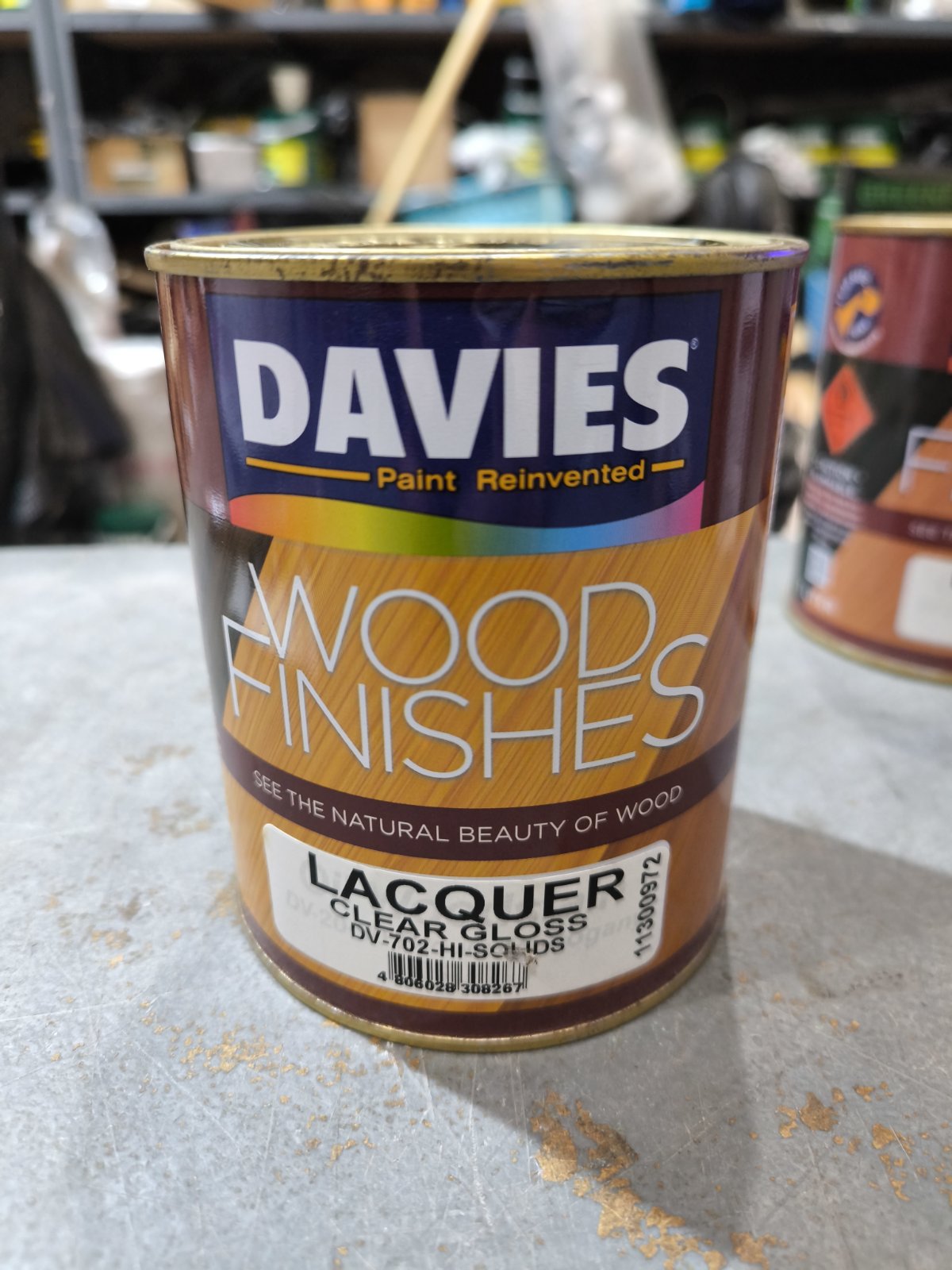 Davies Hi-Solids Clear Gloss Lacquer Wood Finish (1L) – Durable ...
