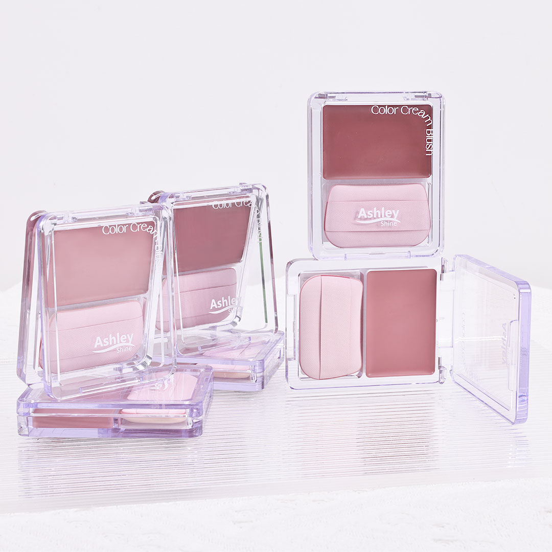 Ashley Shine Highly Pigmented Blush Cream Natural Long-Lasting ...