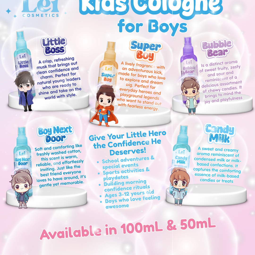 Lei Cosmetics Kids Cologne Collection for Girls – Sweet, Soft & Magical ...