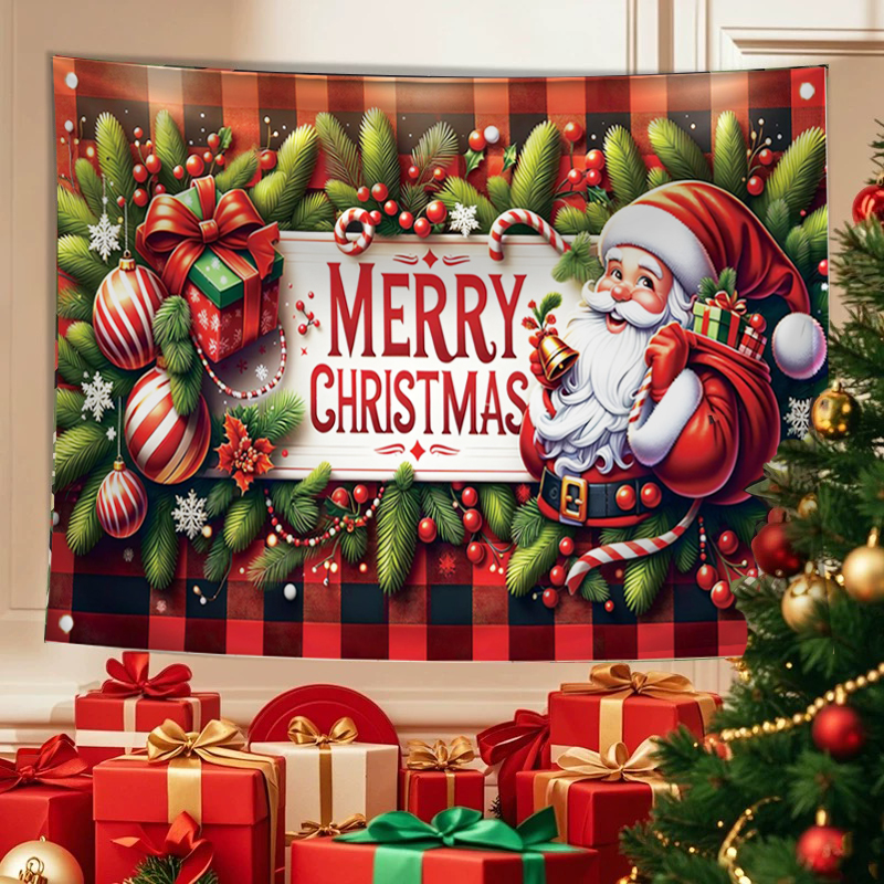 Backdrop Banner Cloth 59X40inch Christmas Decorations For Home 2025 ...