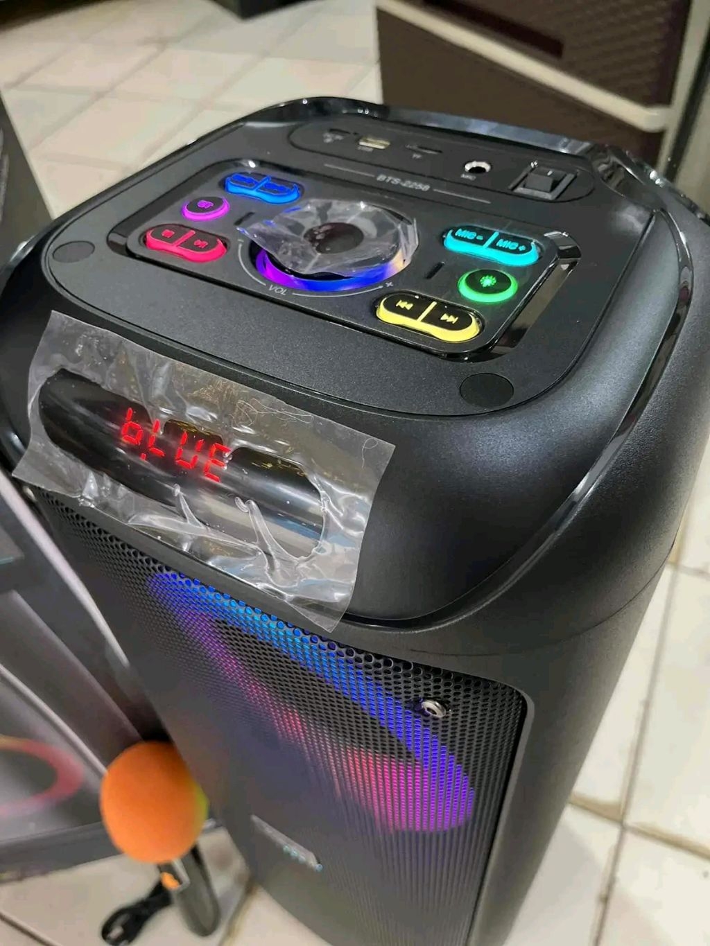 BRODU BTS - 2258 ORIGINAL BLUETOOTH SPEAKER KARAOKE DIGITAL WIRELESS ...