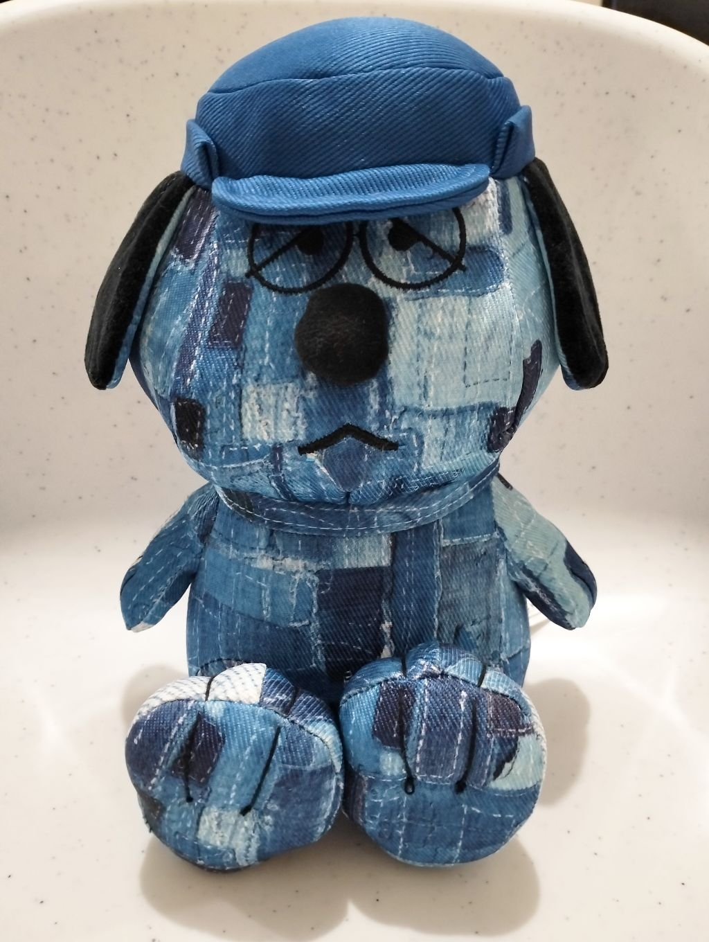 2022 Peanuts FDMTL Olaf Snoopy Denim Patchwork Limited Edition Stuffed ...