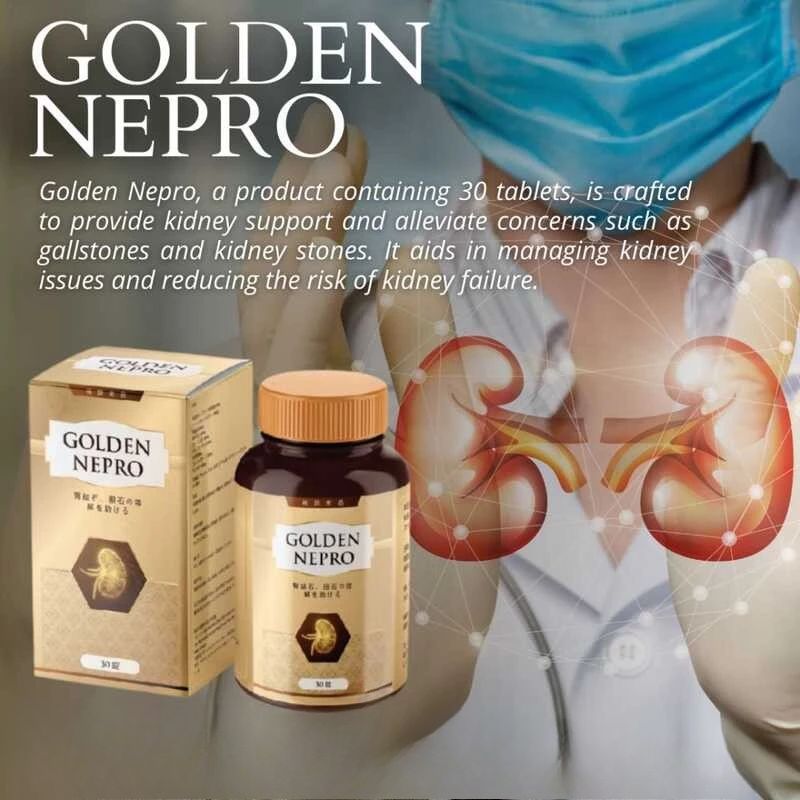 [ORIGINAL] Golden Nepro 30 Tablets for Kidney Support Gallstone Kidney ...