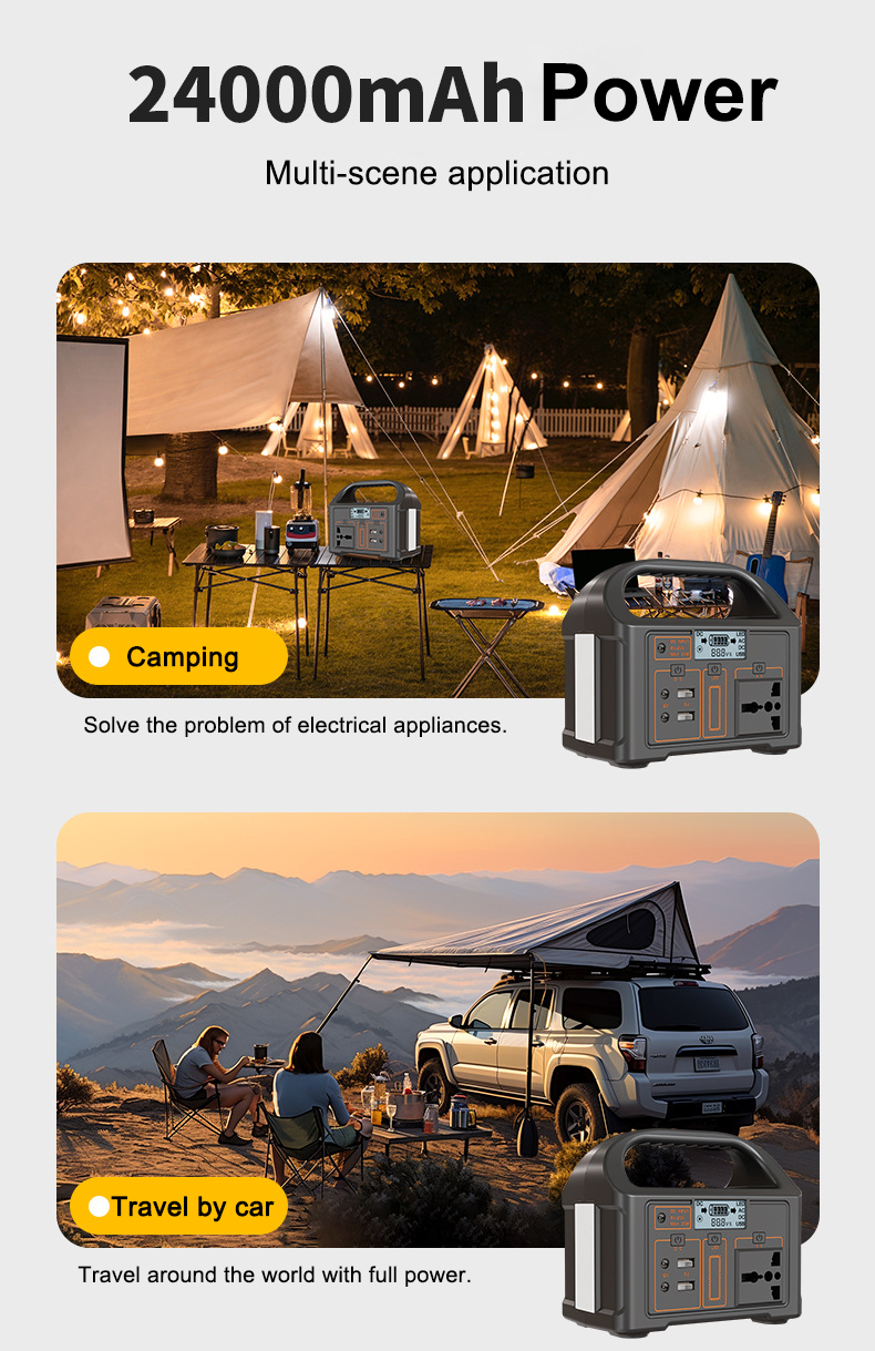 Portable Power Station with solar panel 220V 150W Output solar ...