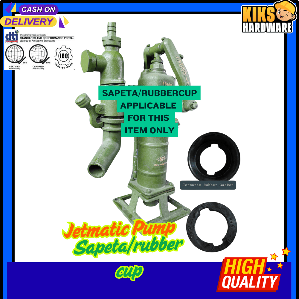Jetmatic & Pitcher Rubber Cup Sapeta Rubber Gasket For Poso Sapatella ...